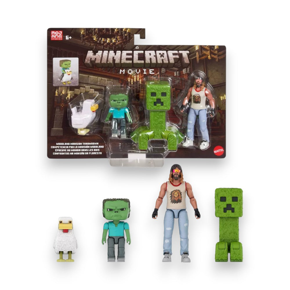 A Minecraft Movie Garrett, Creeper, Baby Zombie & Chicken Jockey en ...